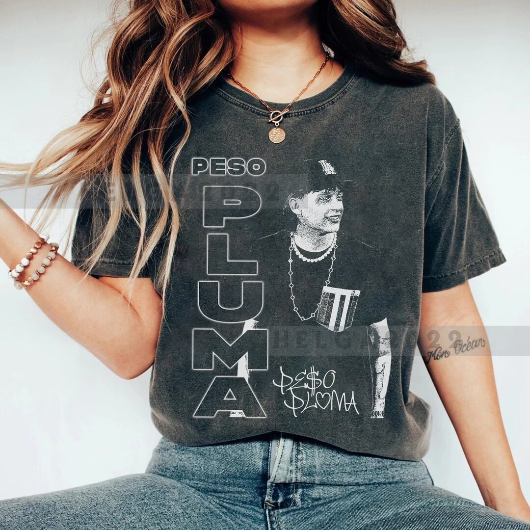 Retro Peso 90s Pluma Shirt, Peso Pluma World Tour 2023,country Music ...