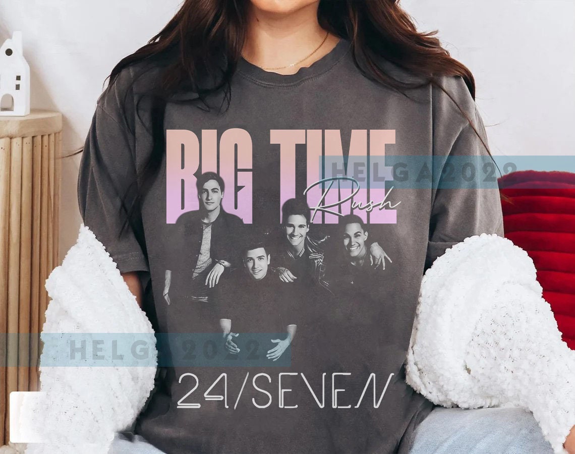 Big Time Rush Tour 2023 Shirt, Country Music Fan Shirt, 24/seven Big ...