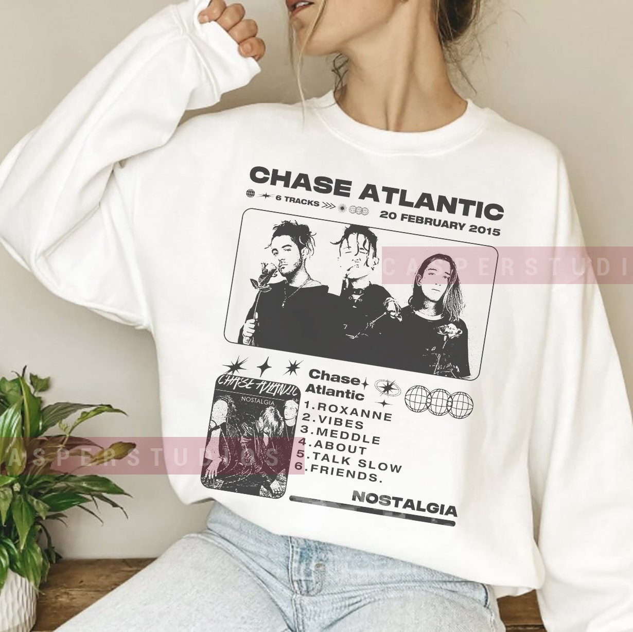 Nostalgia Album,chase Atlantic Shirt, Chase Atlantic Shirt,chase ...
