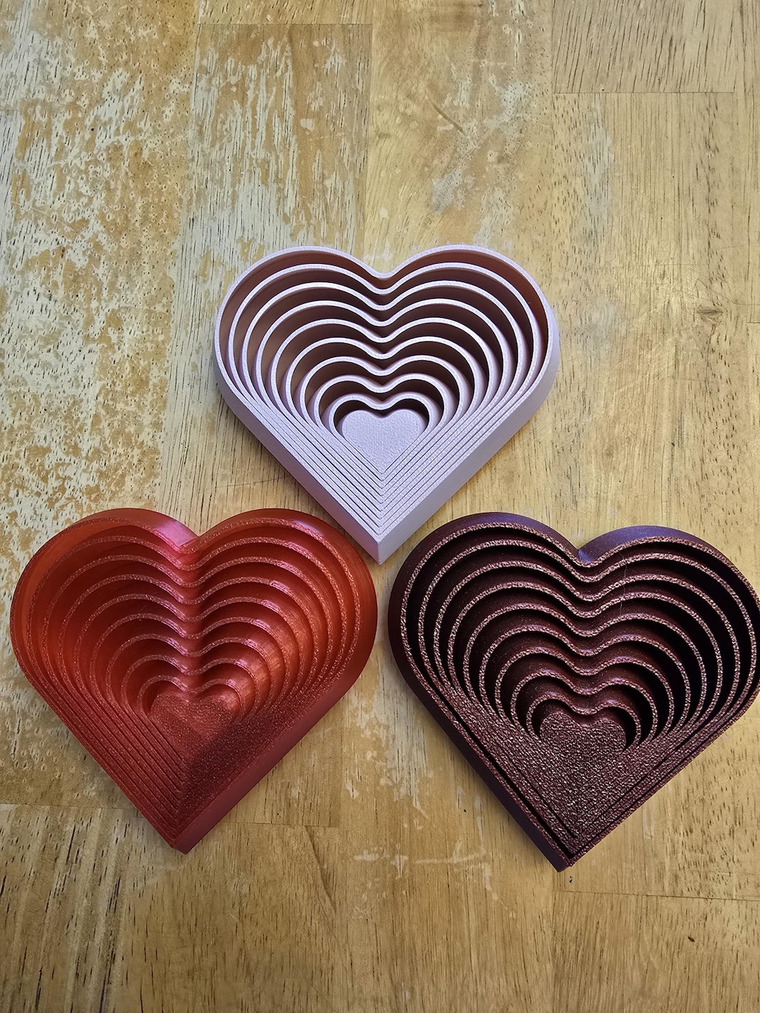 3D Printed Valentines Fidget Heart - Etsy