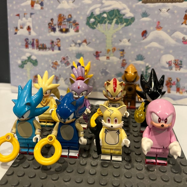 Sonic the Hedgehog Legos - Etsy
