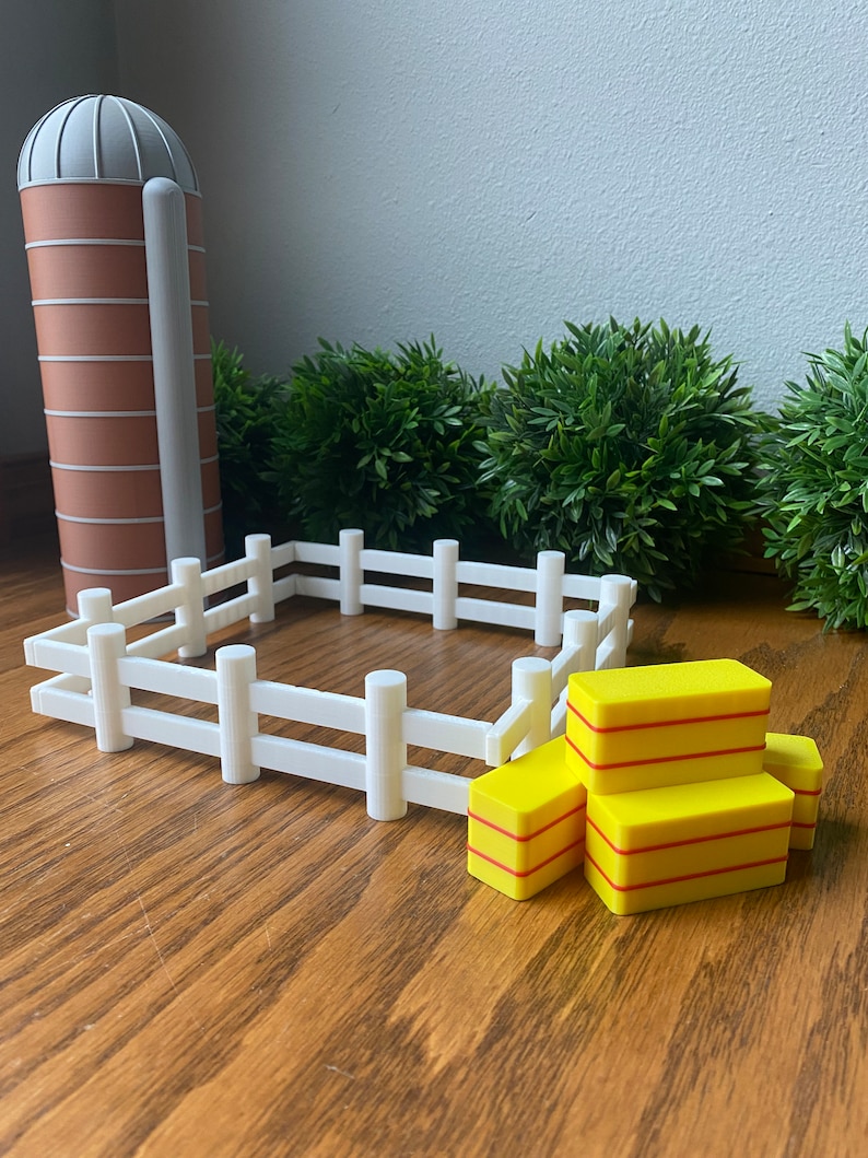 3D Printed Silo for Pretend Farm Play - Etsy
