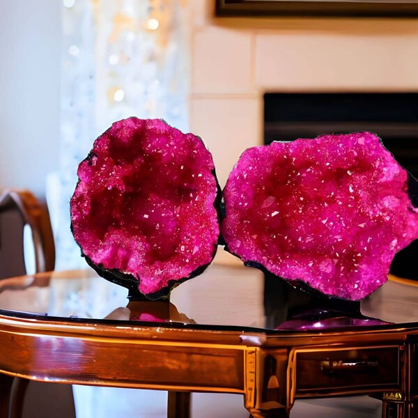 Pink Geodes - Etsy