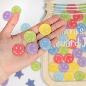 Smiley Face Reward Jar Classroom Teacher Jar Chore Chart, Back to ...