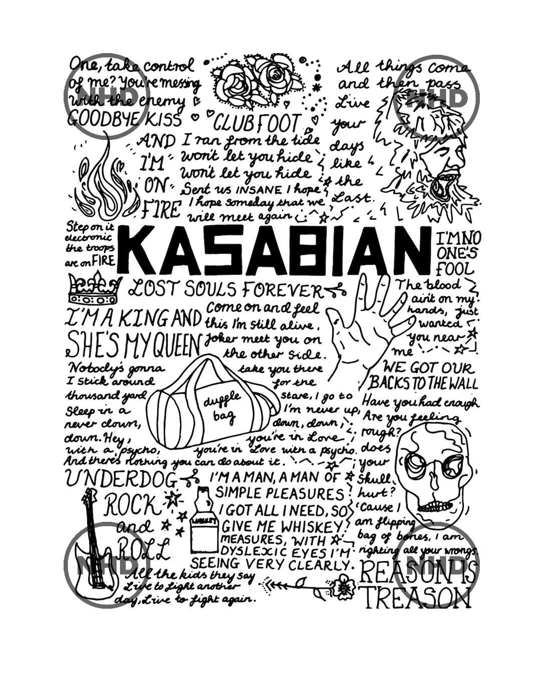Kasabian Kasabian Digital Download Kasabian File Unlock - Etsy