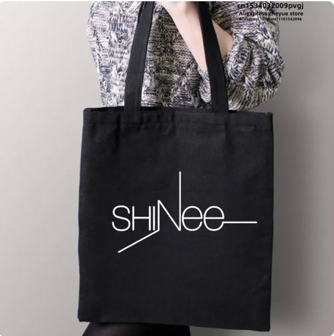 Shinee Shawol Tote Bag, KPOP Merchandise, Fan Supporter Bag, Shoulder ...