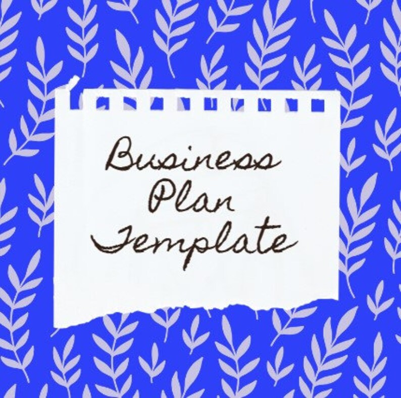 Business Plan Template Digital Download - Learn to Write A Business ...