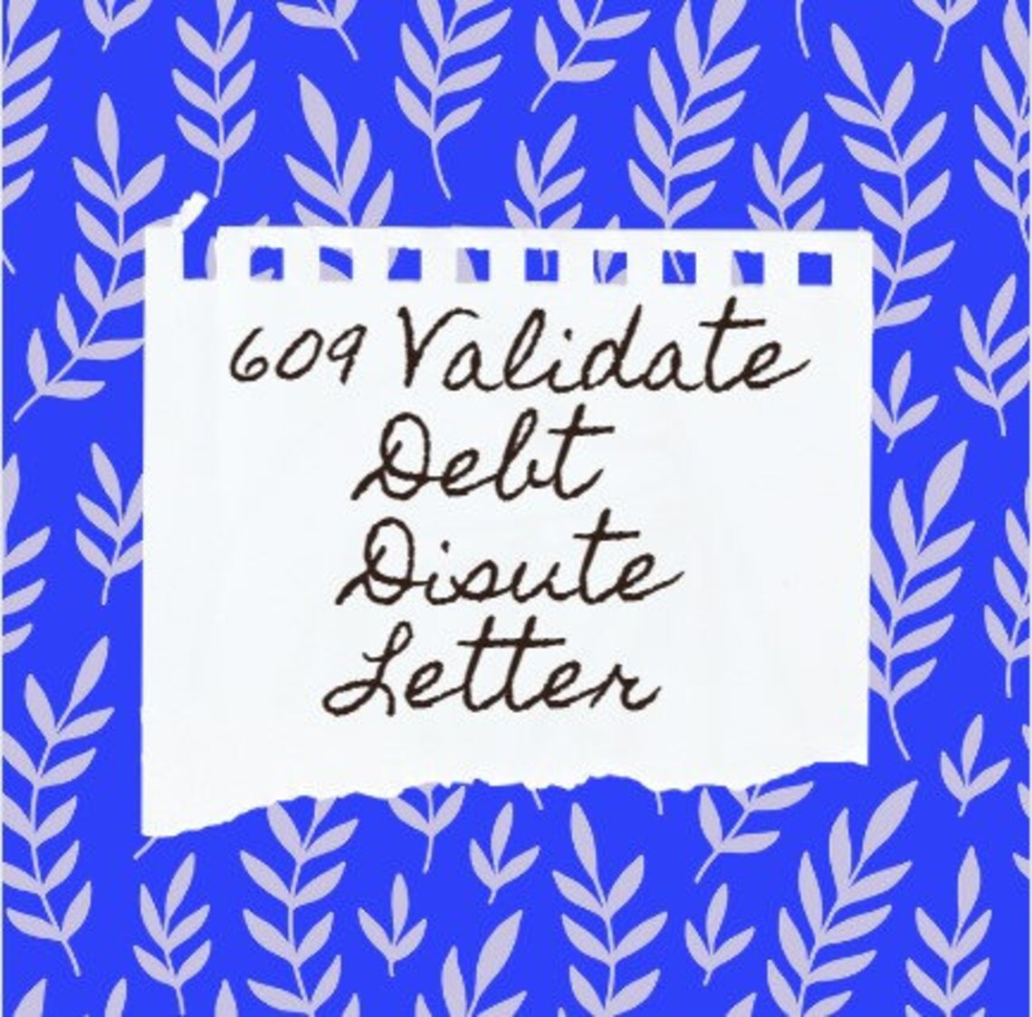 609 Validate Debt Dispute Letter Bundle Kit DIY Credit Repair Credit ...