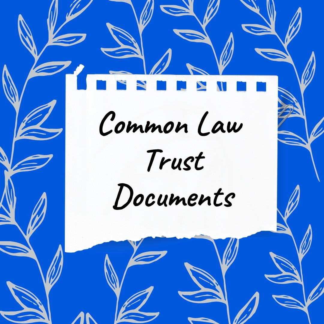 Common Law Irrevocable Trust Documents - Asset Protection, Estate ...
