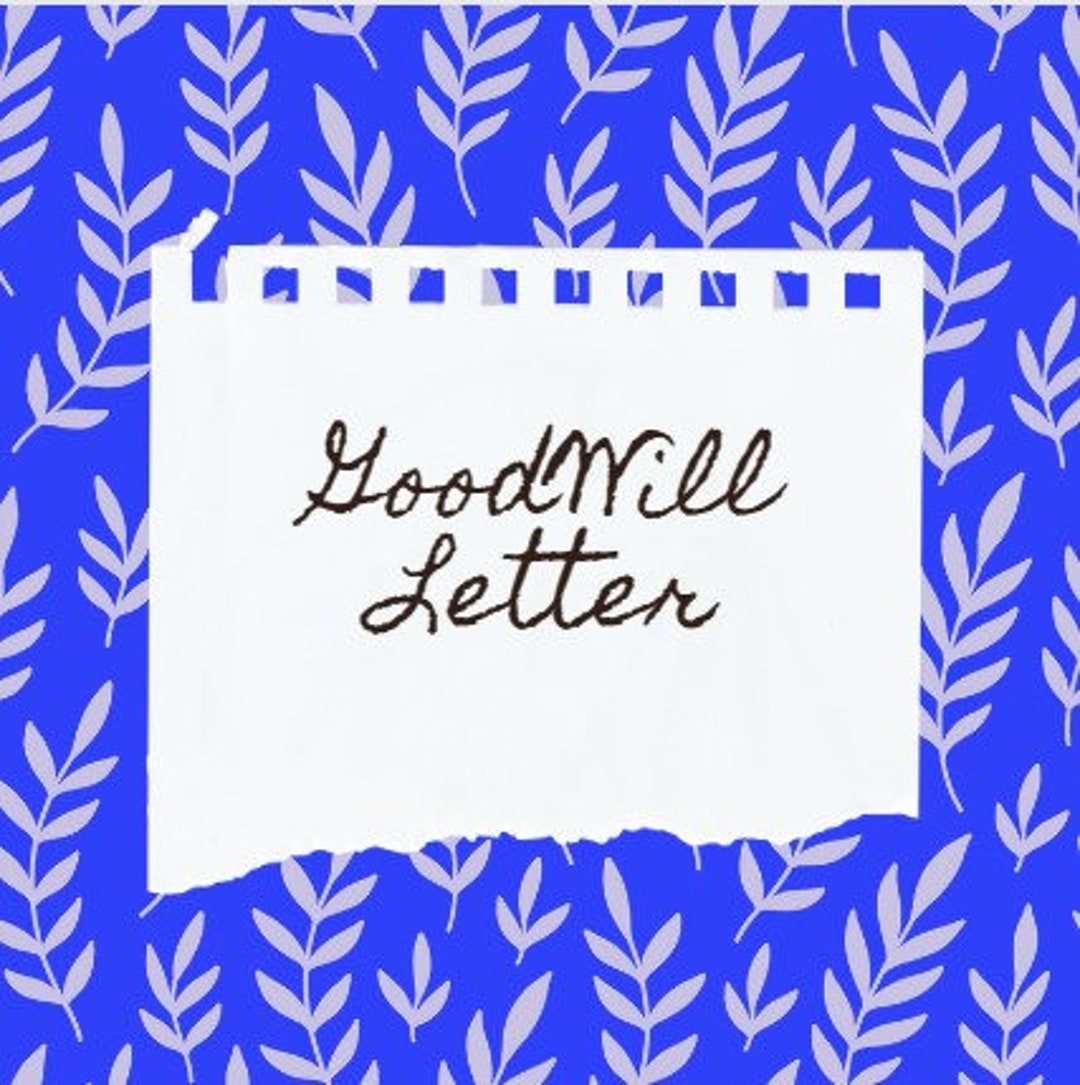 DIY Goodwill Letter Template for Credit Repair (printable, Editable) - Etsy