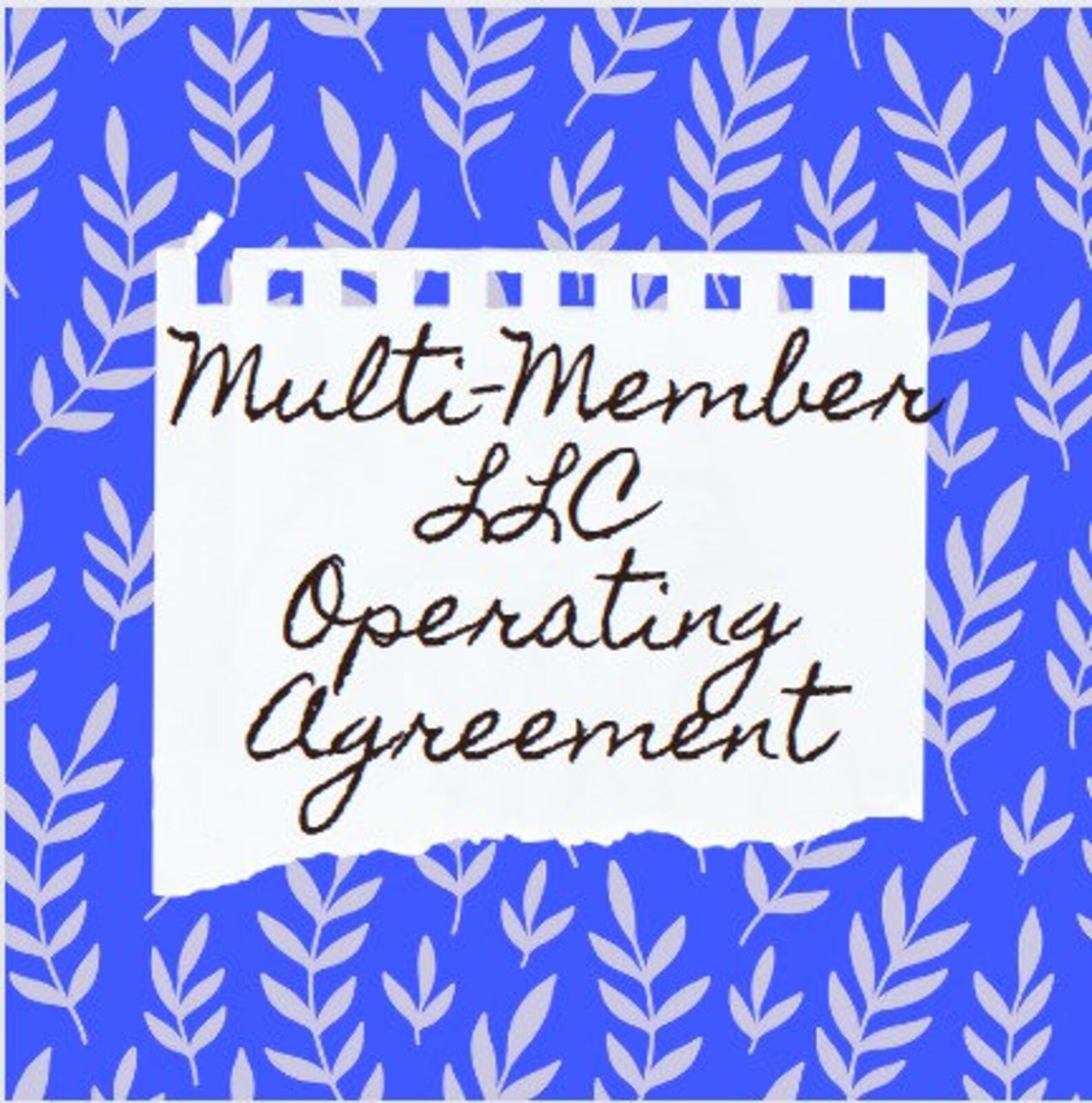 Multi-member LLC Operating Agreement, Drafted by an Attorney - Open an ...