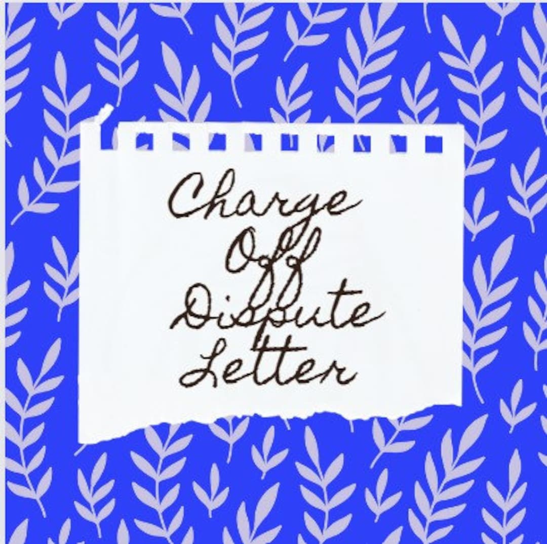 Charge off Accounts Dispute Letter Template DIY Credit Repair Updated ...