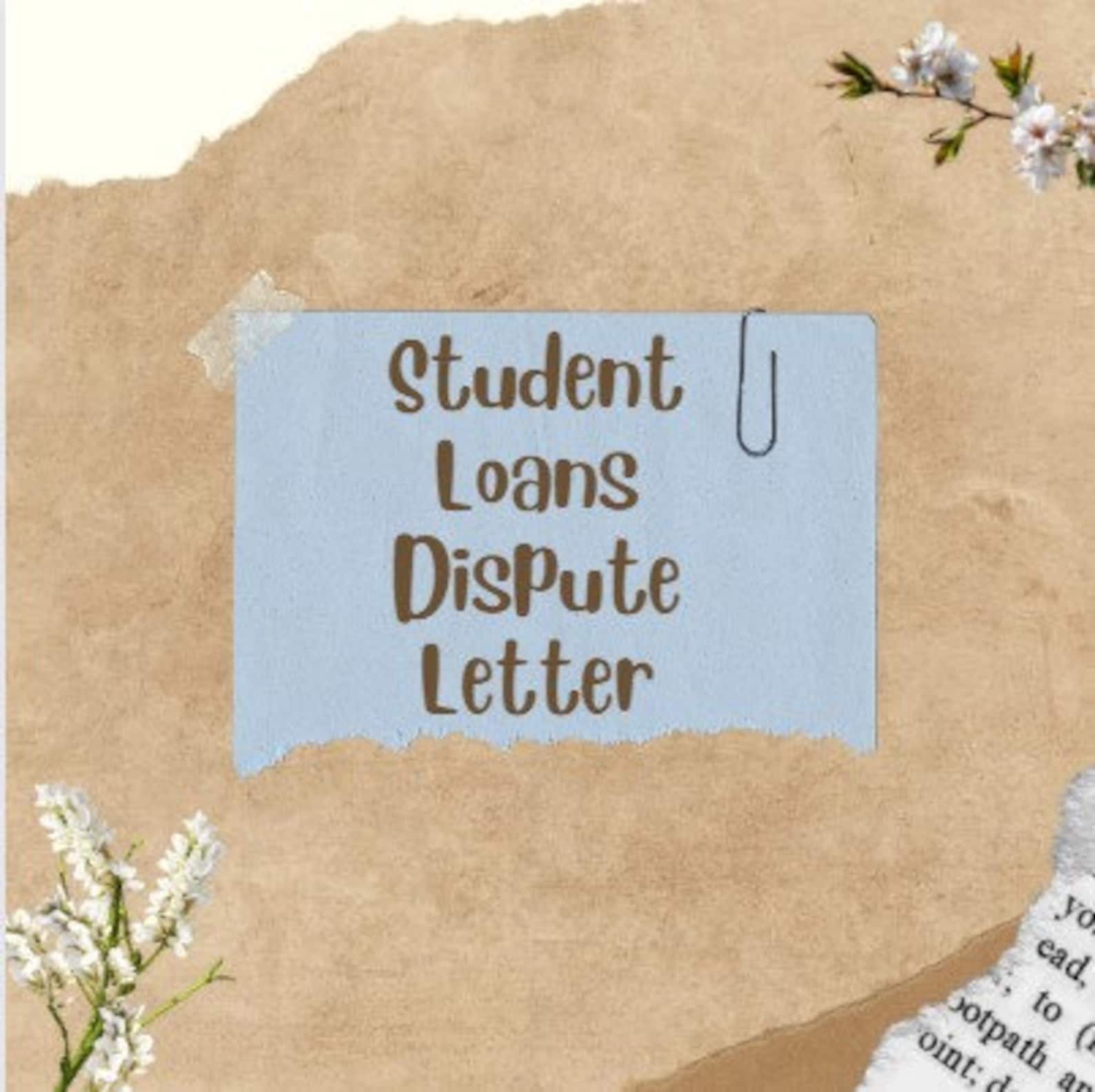 Student Loan Dispute Letter Template – DIY Credit Repair Kit (ebook) - Etsy