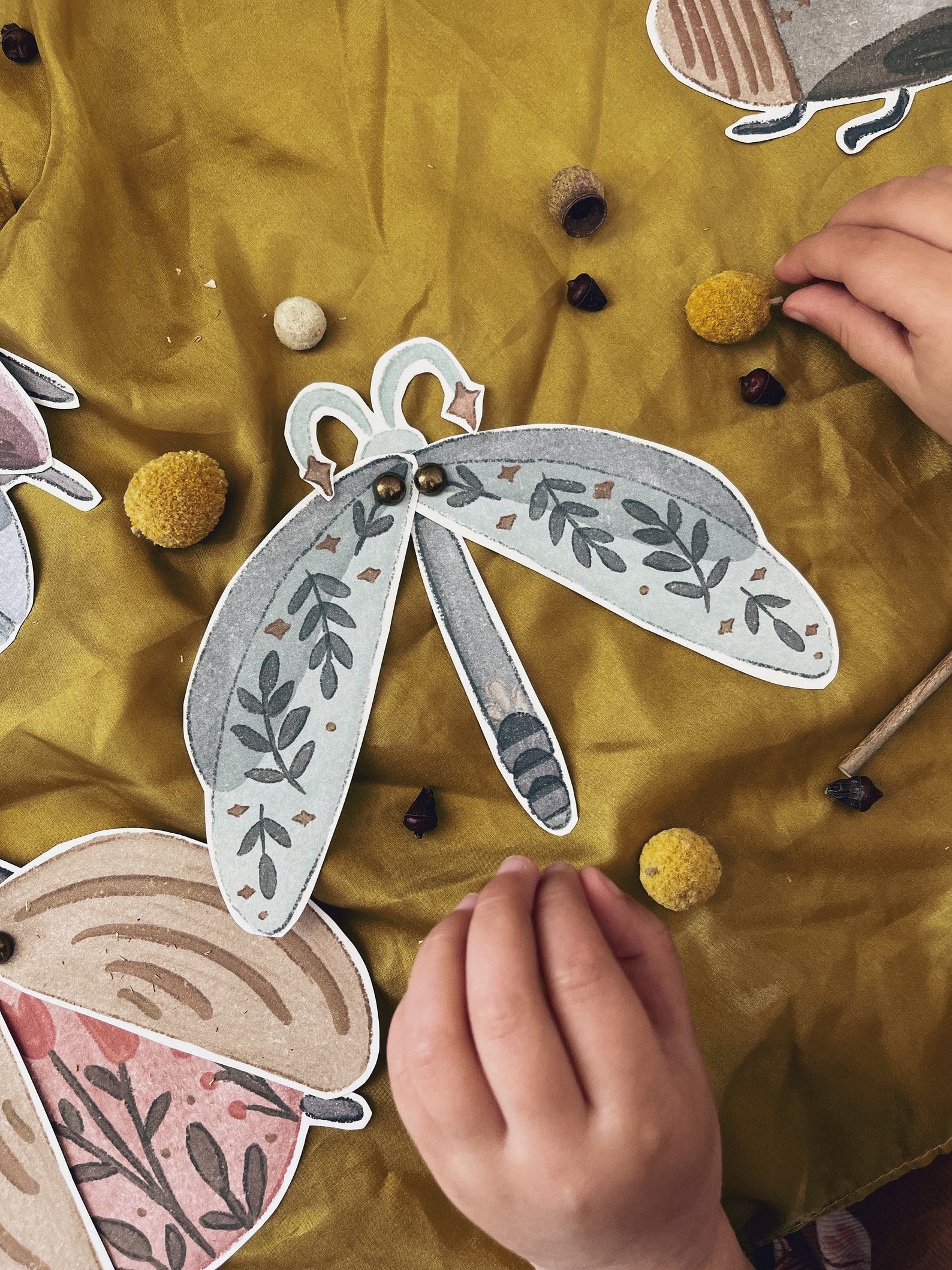Lunar Bugs Paper Craft | Bugs Nature Study Printable | Bug Activity ...