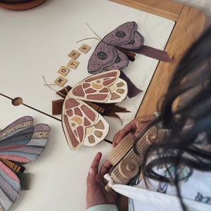 Stardust Moths Paper Craft: Nature Study Art Prints (digital Download ...