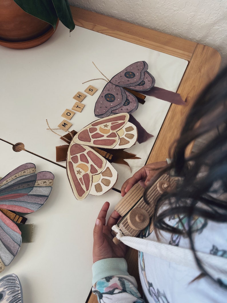 Stardust Moths Paper Craft: Nature Study Art Prints (digital Download ...