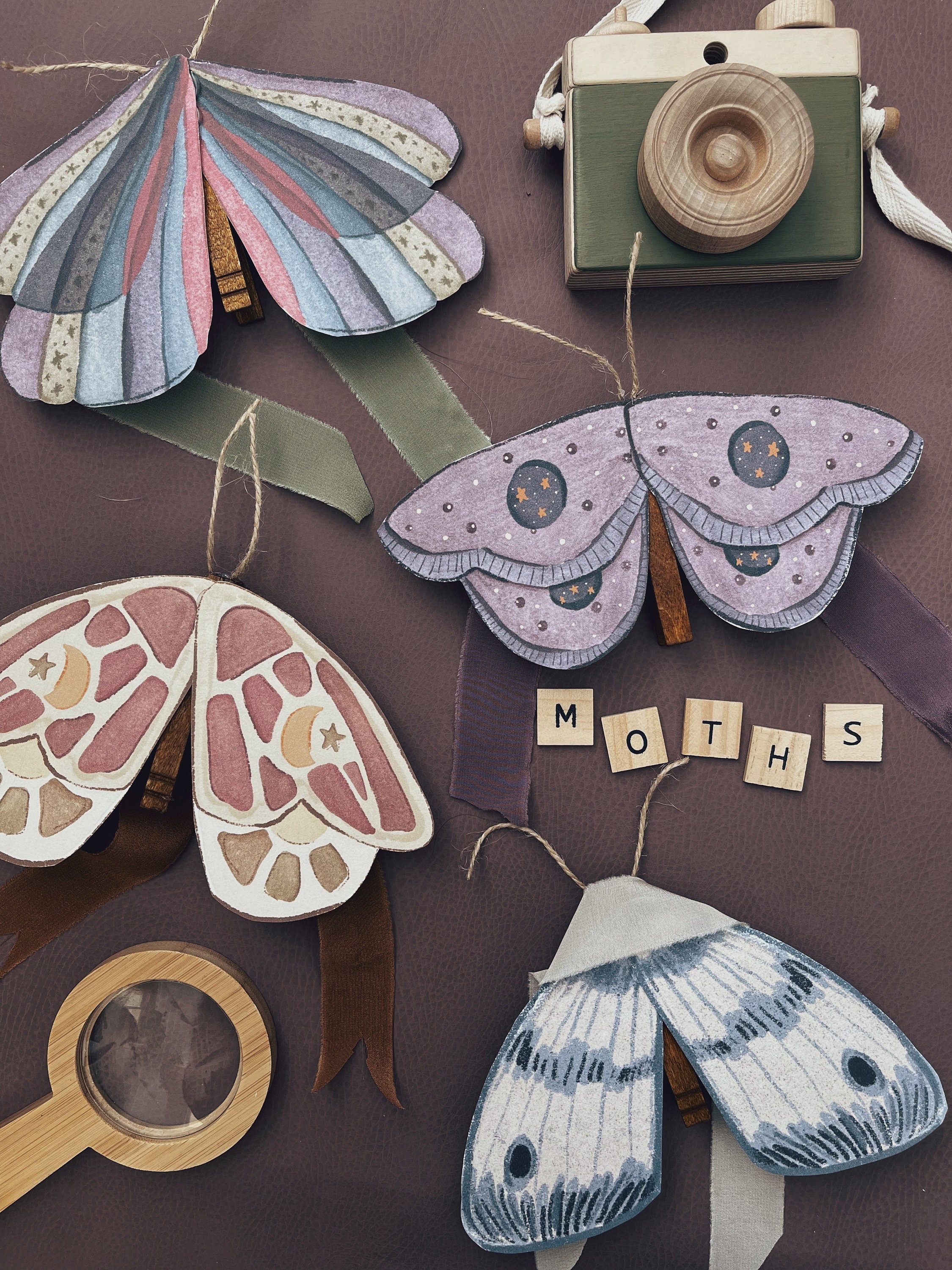 Stardust Moths Paper Craft Moth Nature Study Printable - Etsy Australia