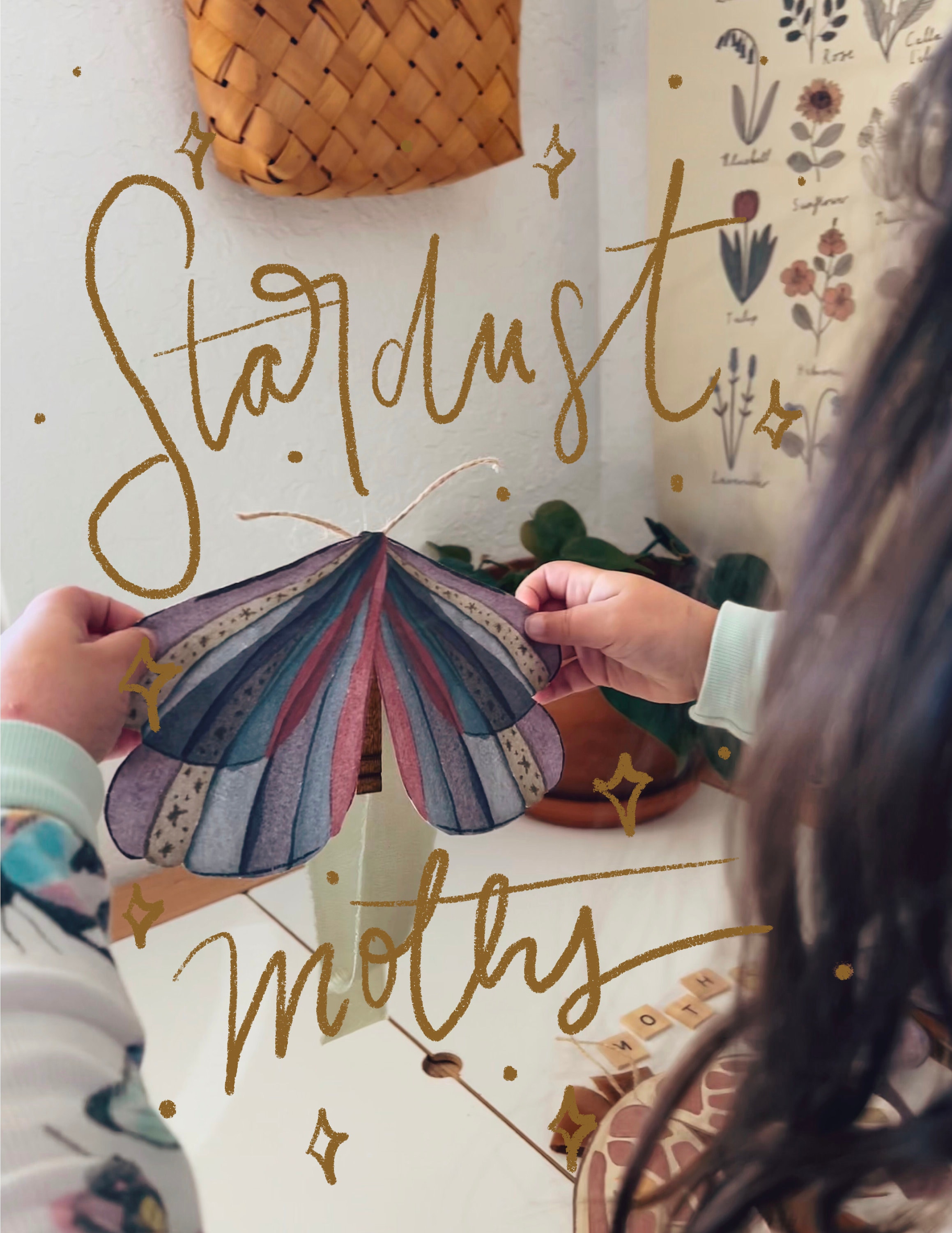 Stardust Moths Paper Craft Moth Nature Study Printable - Etsy Australia