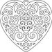Filigree Heart .dxf and .svg File - Etsy