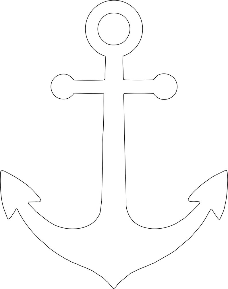 Anchor .dxf/.svg - Etsy