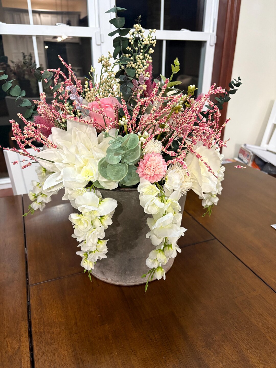 Repurposed Galvanized Bucket - Etsy