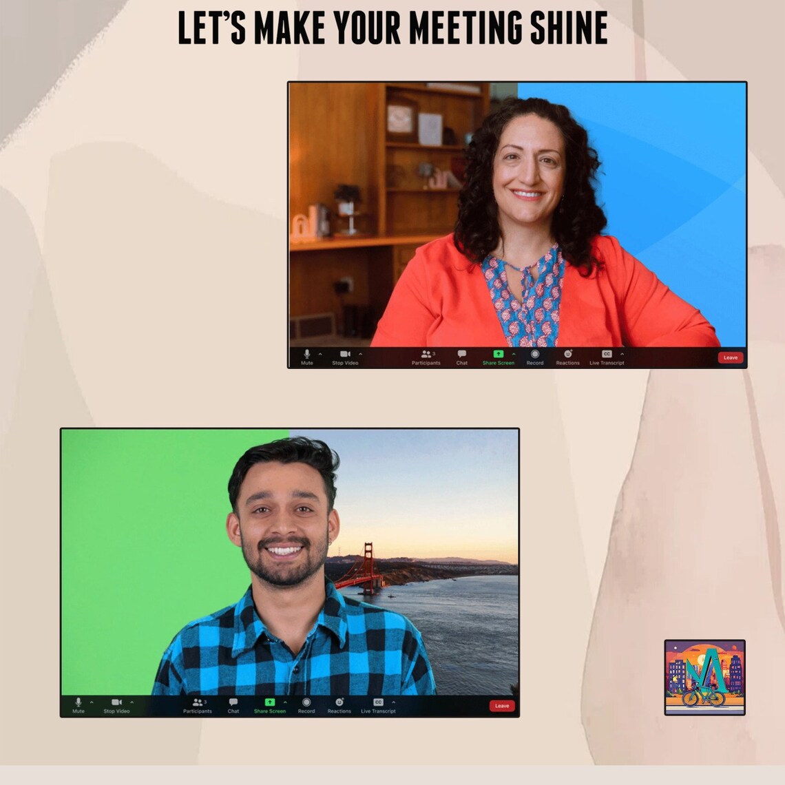 Ultrarealistic Futuristic Zoom Virtual Background Backdrop Office ...