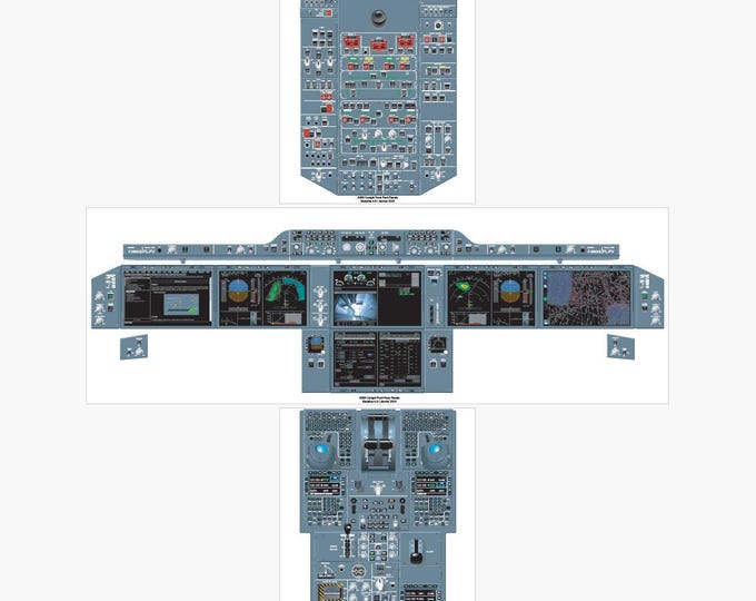 Airbus A350 Cockpit Poster PDF Download Airbus A350 Training Airbus ...