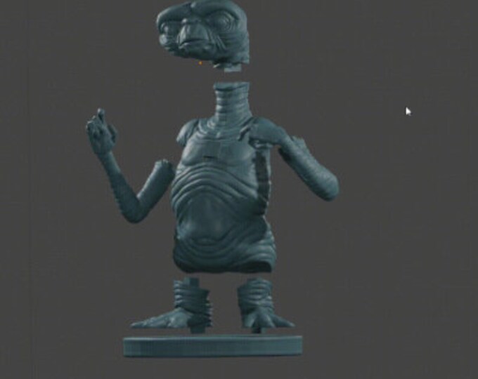 Magical E.T. STL Model: Relive the Extra-terrestrial Adventure Printing ...