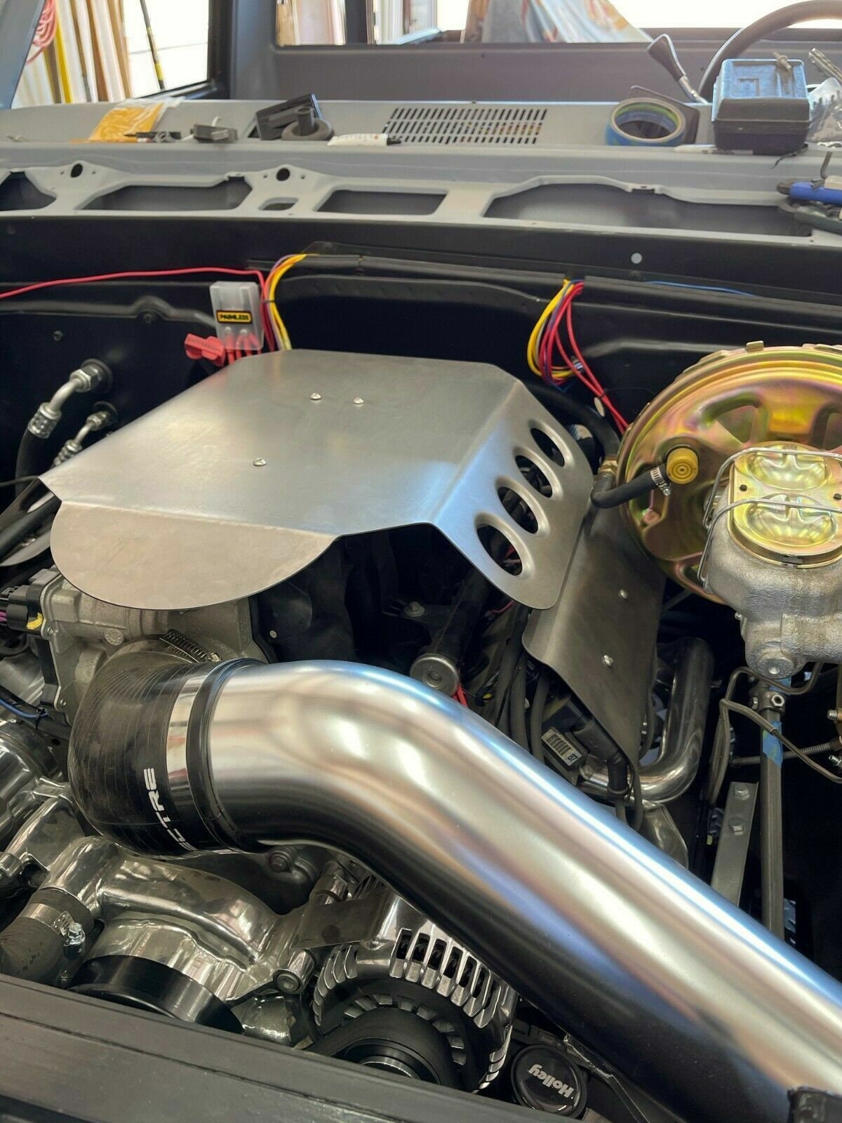 Custom Ls Engine Cover 4.8 5.3 6.0 Truck Intake Fits 1999-2006 ...