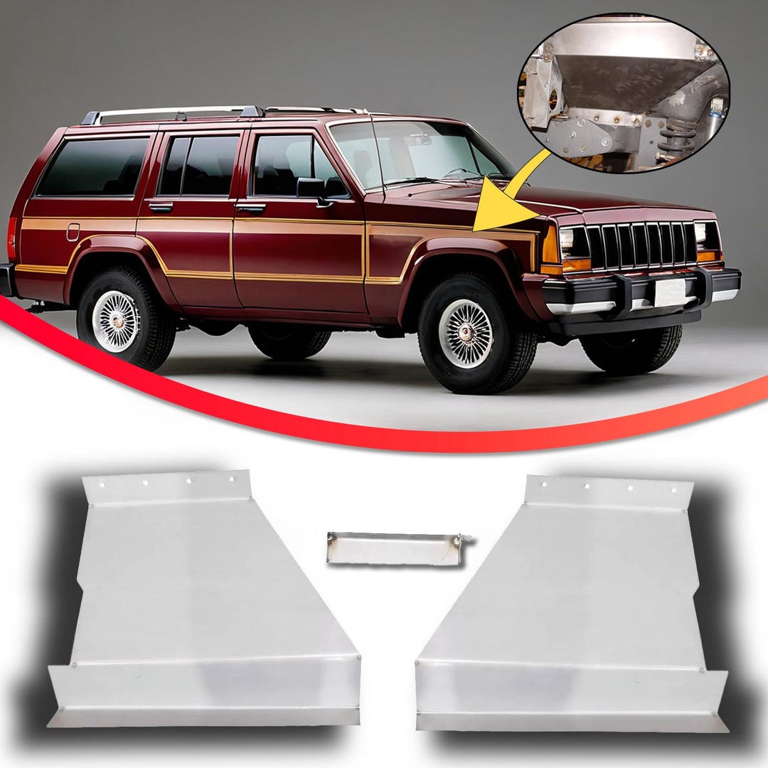 Custom Inner Fender Replacement Panels 84-01 Jeep Cherokee Comanche New ...