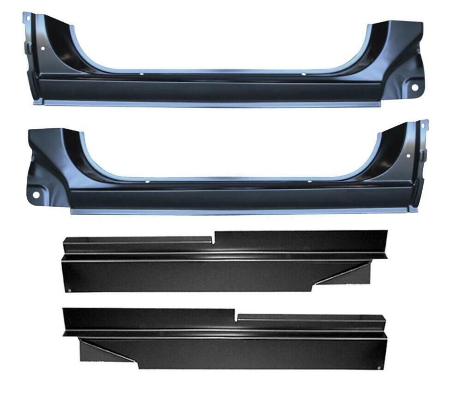 Inner & Outer Rocker Panel Rust Repair 4pc Kit Fits 73-87 Chevy GMC ...