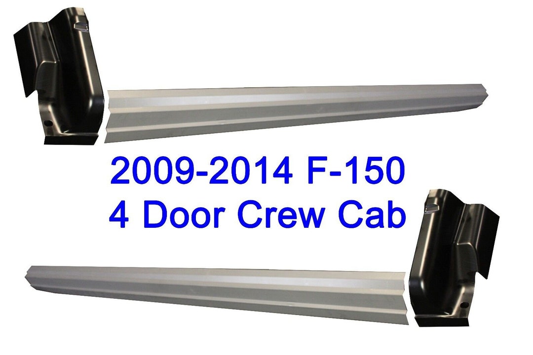 Slip-on Rocker Panel & Cab Corner Kit Fits 2009-2014 Ford F150 Pickup ...