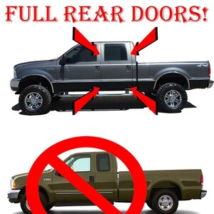 Rocker Panel Inner & Cab Kit 2 Door Regular Cab 6pc Fits 1999 2017 Ford ...