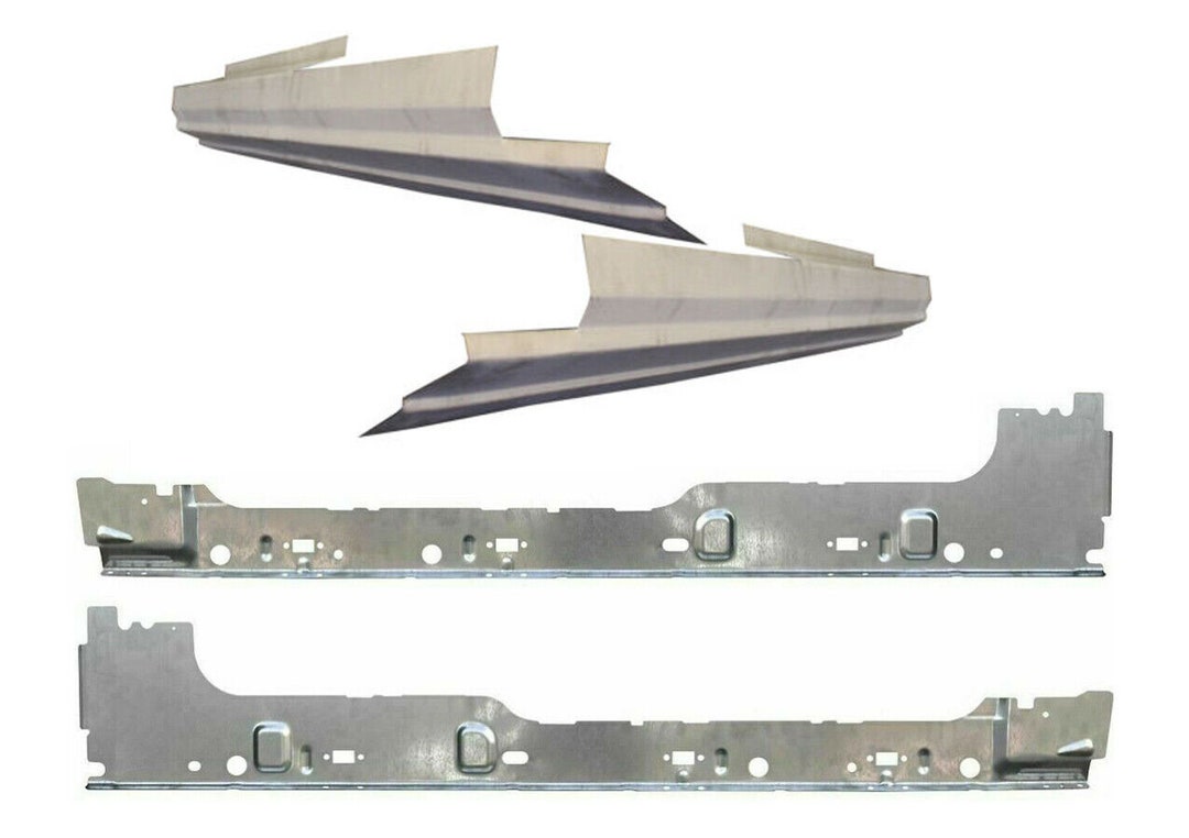 Inner & Outer Rocker Panels 4pc Set Fits 2009-2014 Ford F-150 Super Cab ...