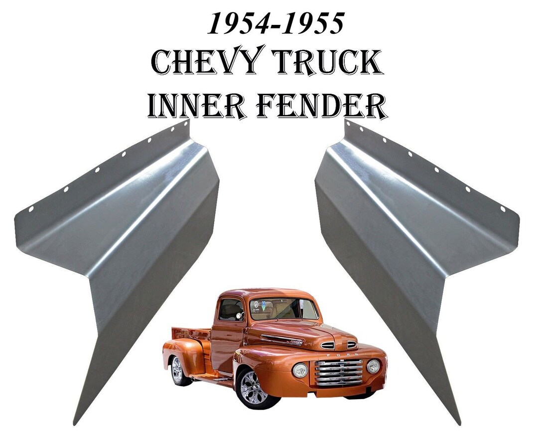 Pickup Truck Front Inner Fenders Pair Fits 1954-1955 Chevrolet - Etsy