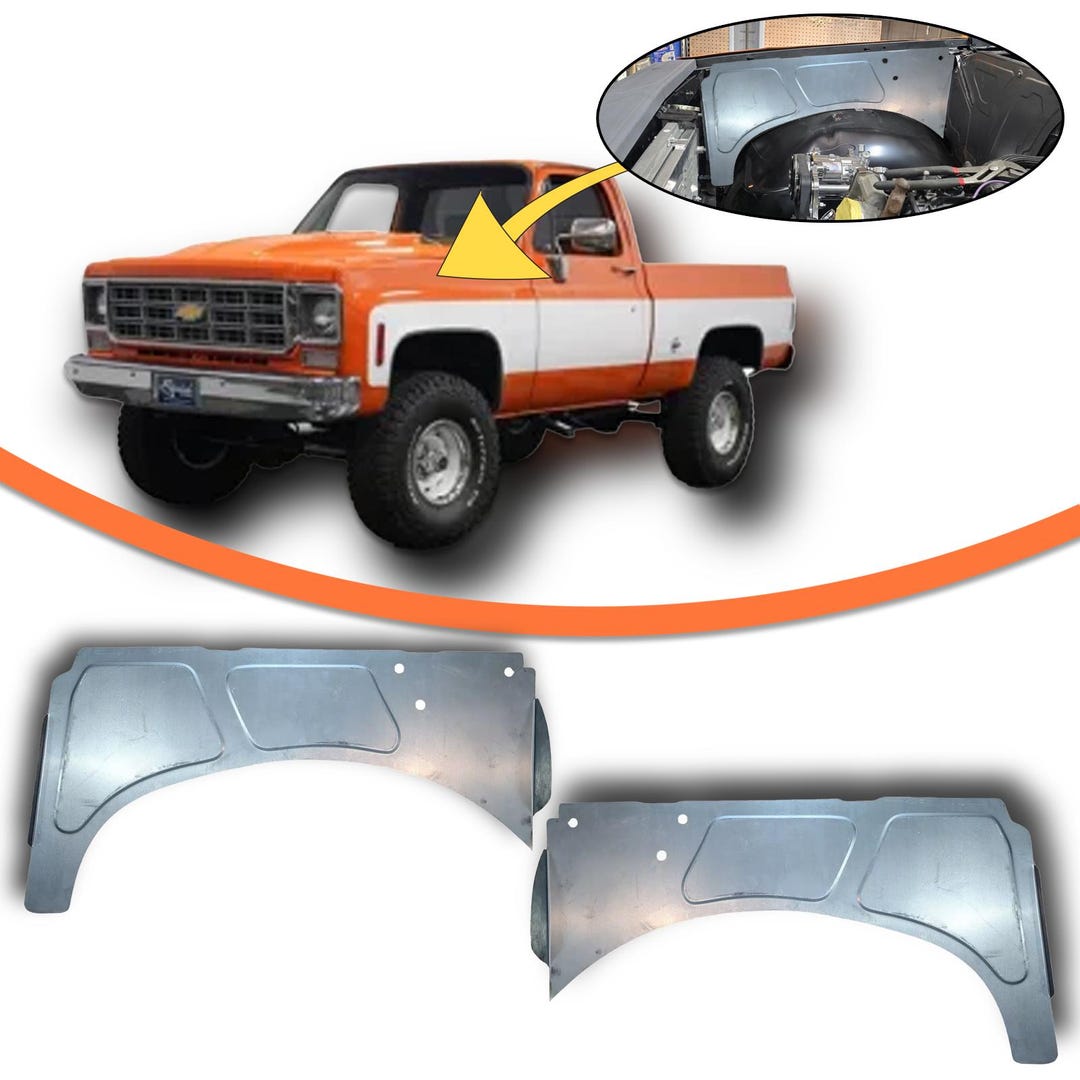 Front Inner Fender Filler Panels Fits 1973-1980 Chevy GMC Pickup C/K ...