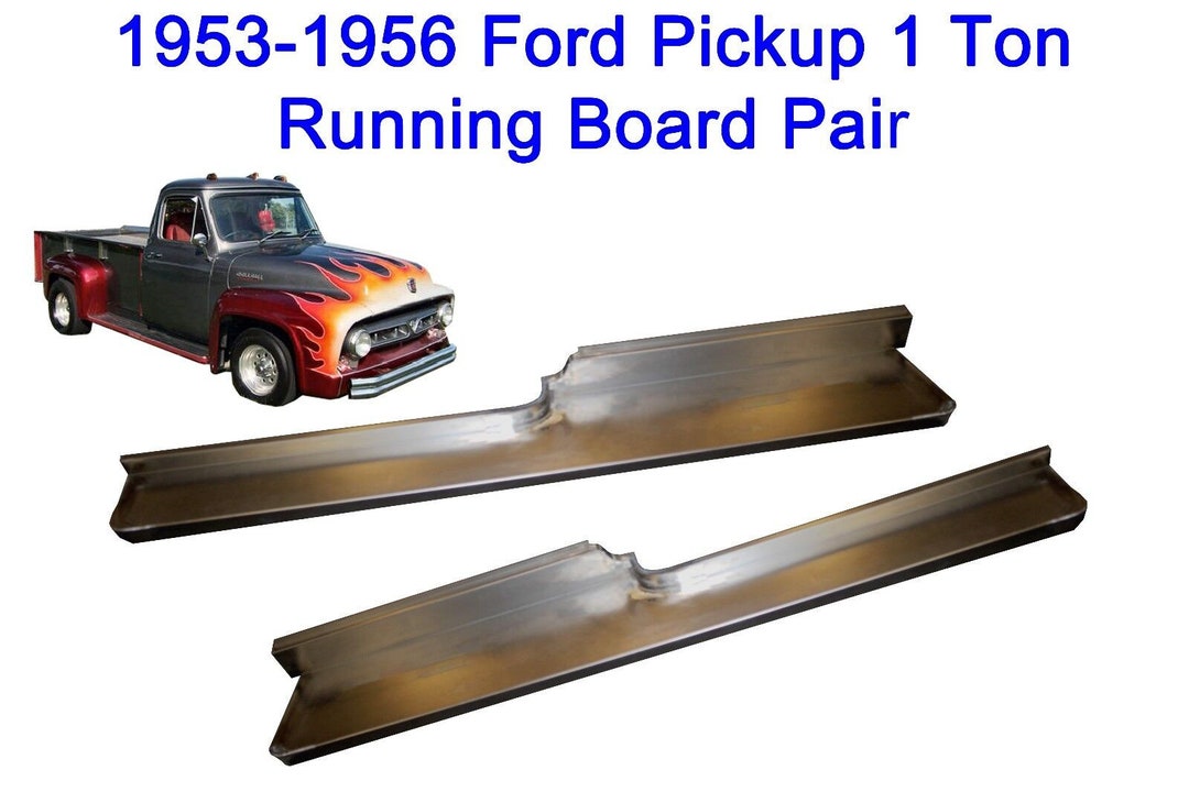 1ton Pickup Truck Steel Running Board Set Fits 1953-1956 Ford F-350 - Etsy