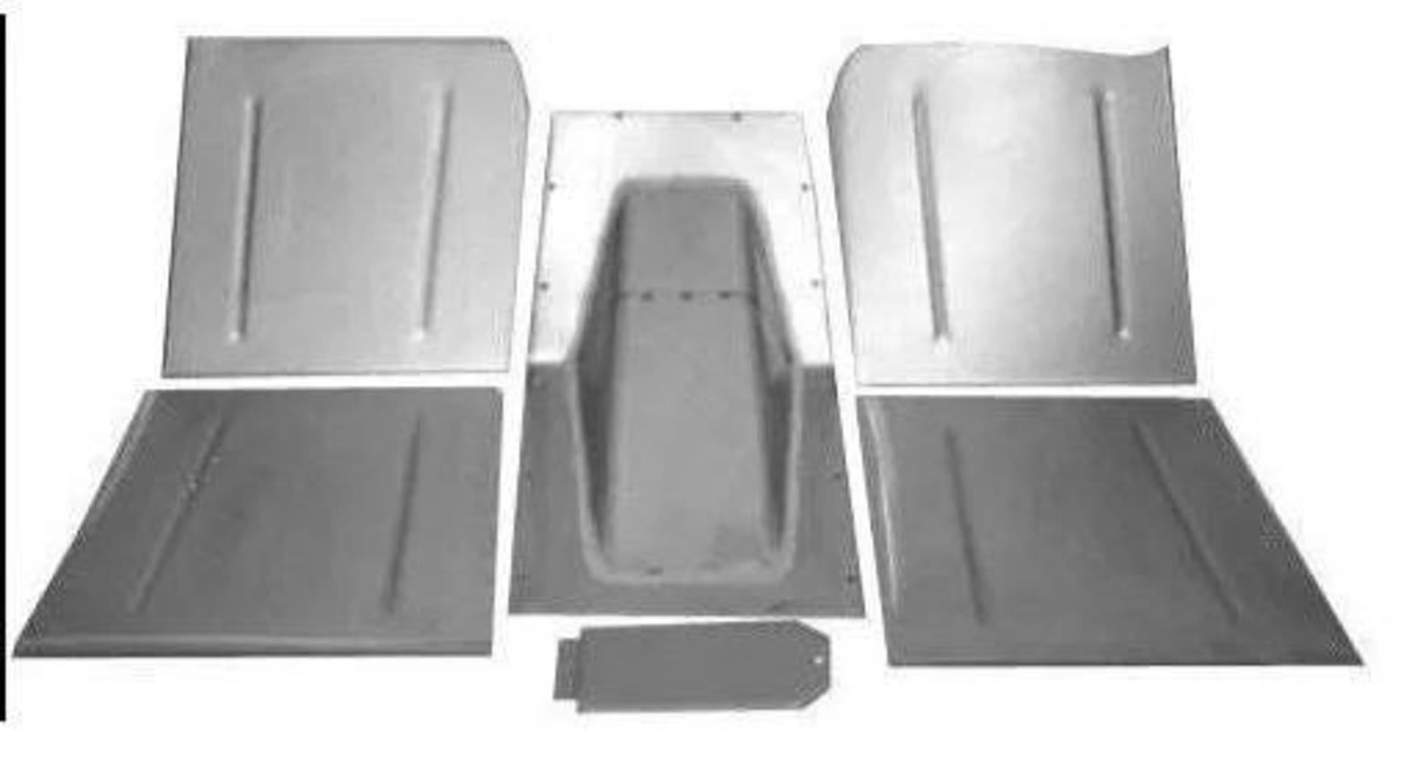 1928-1936 Chevrolet Chevy Car Front Floor Pans, Toe Boards & Trans Hump ...