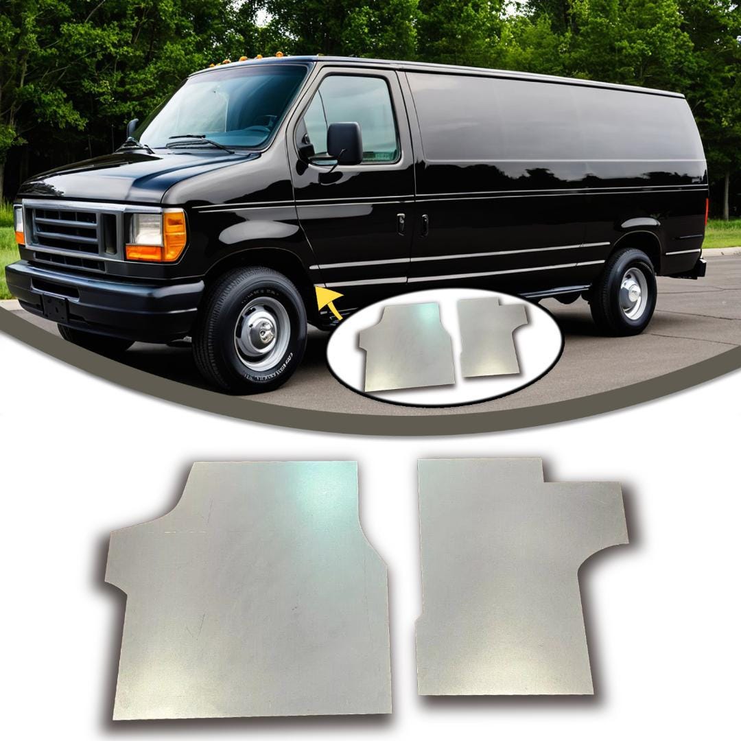 Econoline Front Floor Pans Fits 1992-2016 Ford Van Driver and Passenger ...