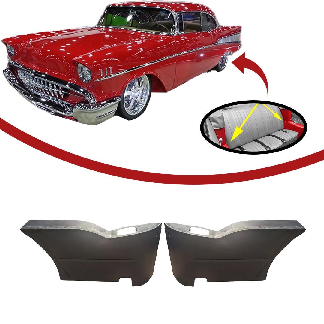 1955 1956 1957 Chevy & Pontiac 2 Door Hard Top Rear Seat Arm Rest New ...