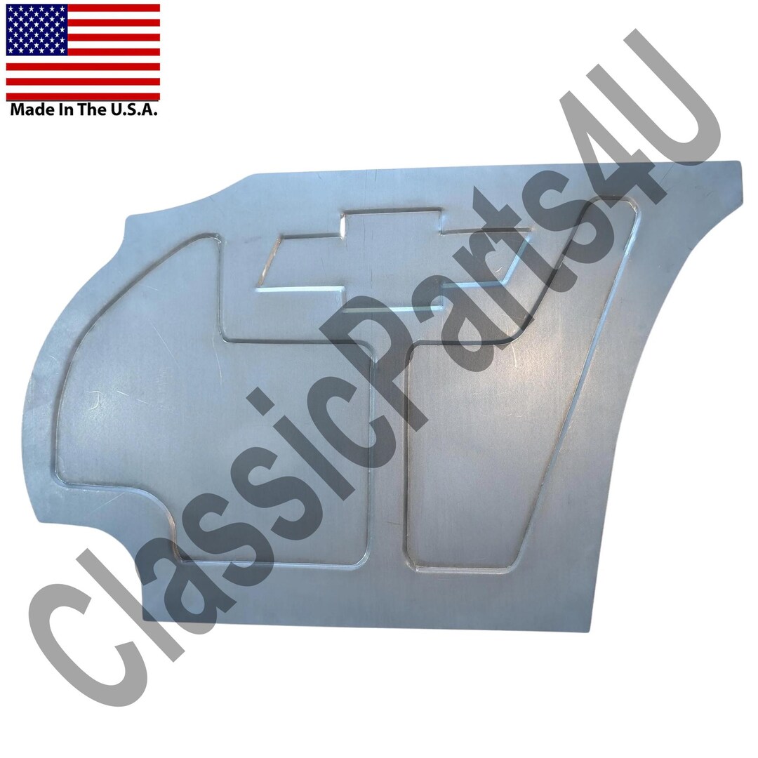 Passenger Side Firewall Filler Panel W/ Chevy Bowtie Fits 1973-1987 ...