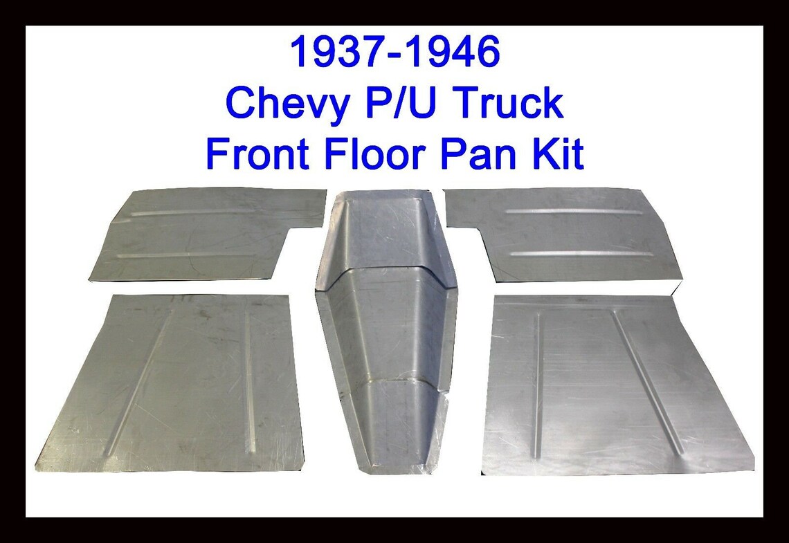 8pc. Floor Pans Toe Boards & Trans Cover Fits 1937-1946 Chevrolet Chevy ...