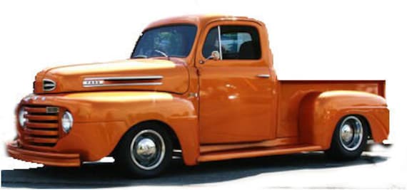 Steel Running Boards Fits 1948 1952 Ford F 1 Pickup Truck Etsy