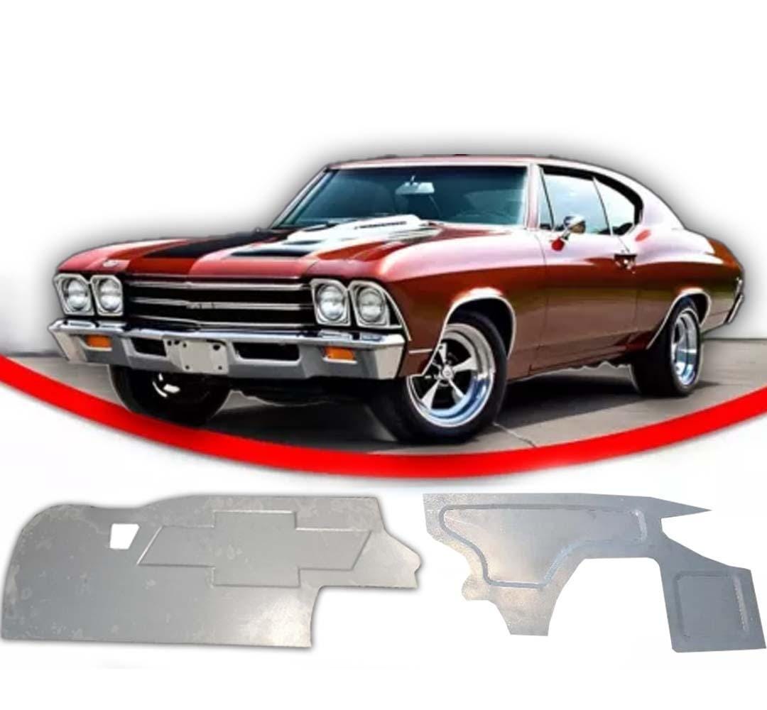 1968-72 Chevy Chevelle Malibu GTO El Camino Firewall Panel W/ Bowtie ...