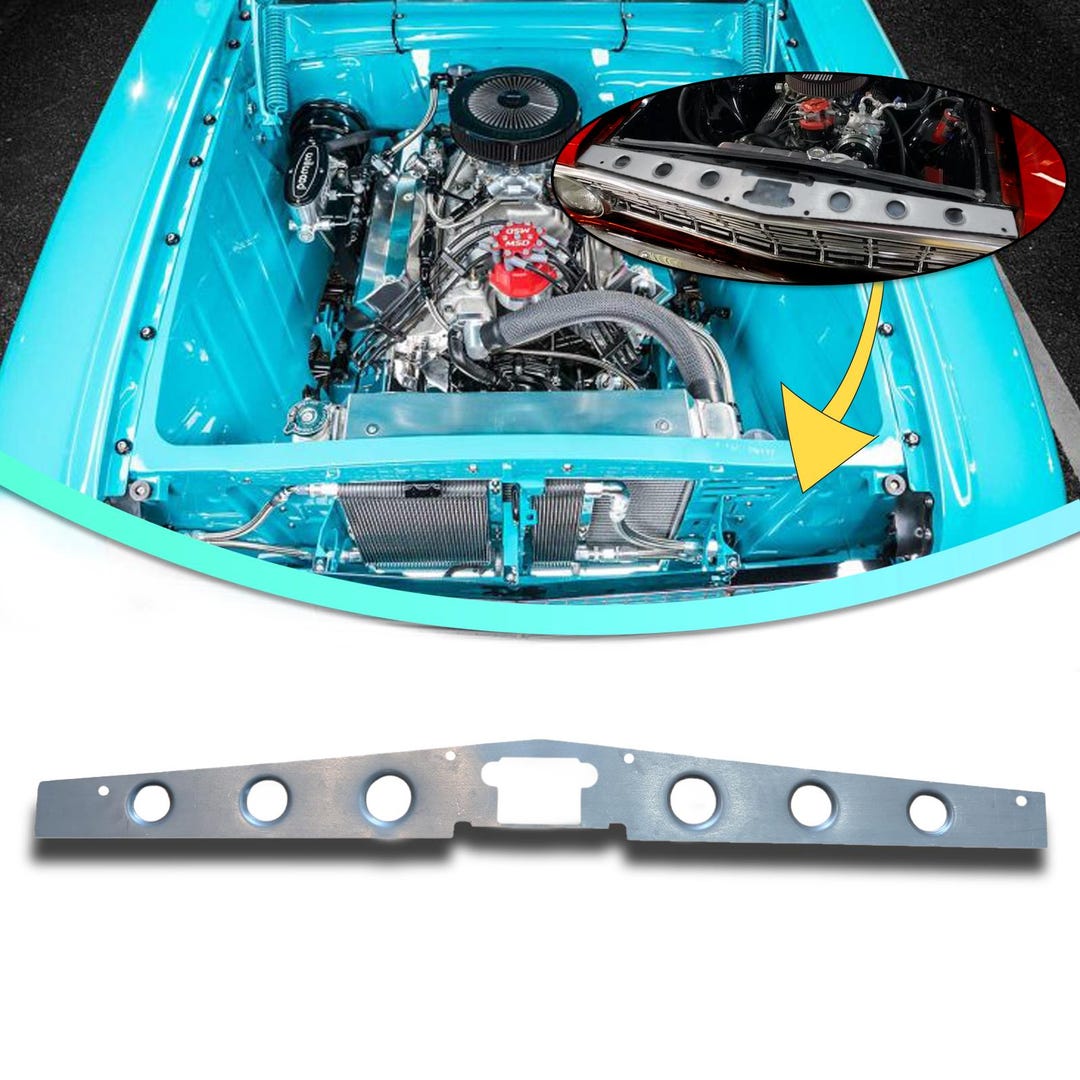 Radiator Support Show Panel With Dimples Fits 1964 1965 Ford Falcon and ...
