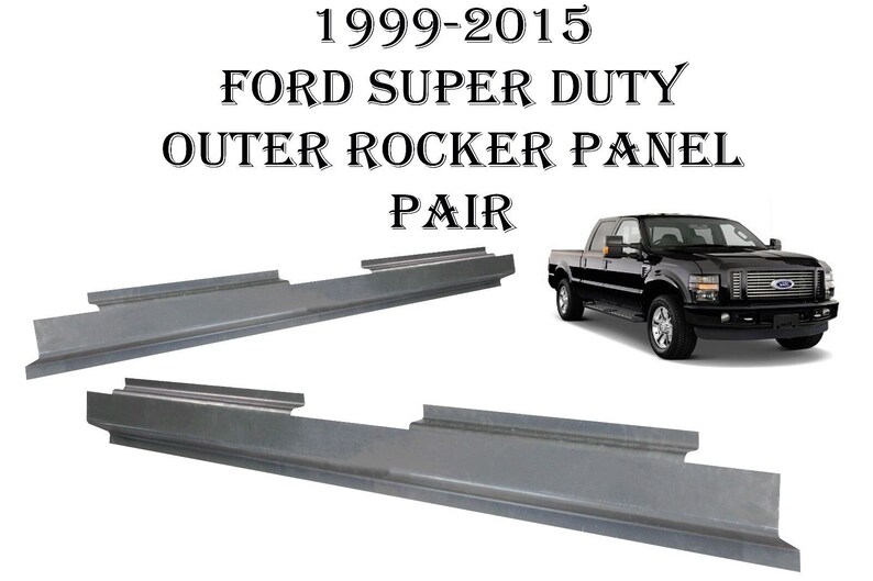Full Length Inner & Outer Rocker Panels Pair Fits 1999-2015 Ford Super ...