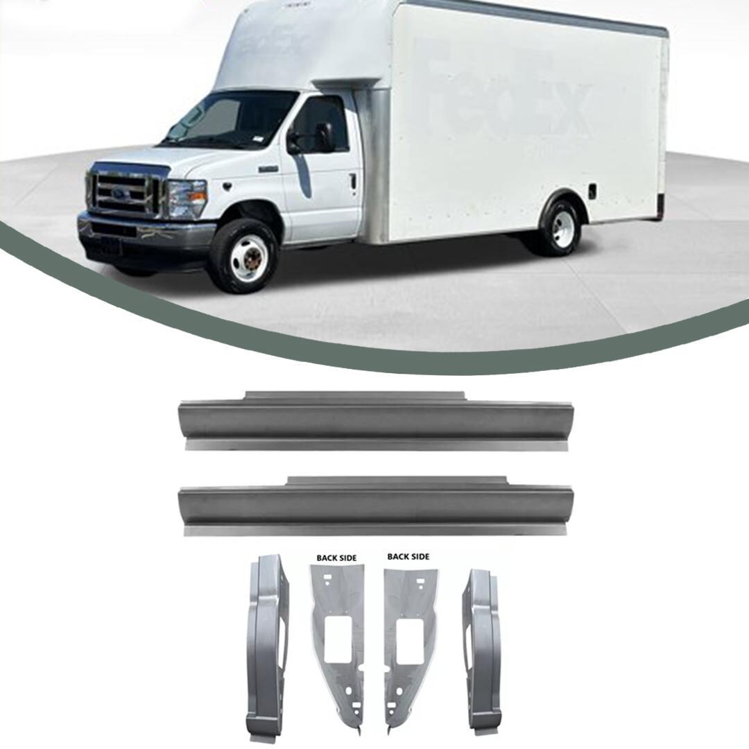1992-2024 Ford E-series Cutaway Van Rocker Panel & Cab Corner Set 4pc ...
