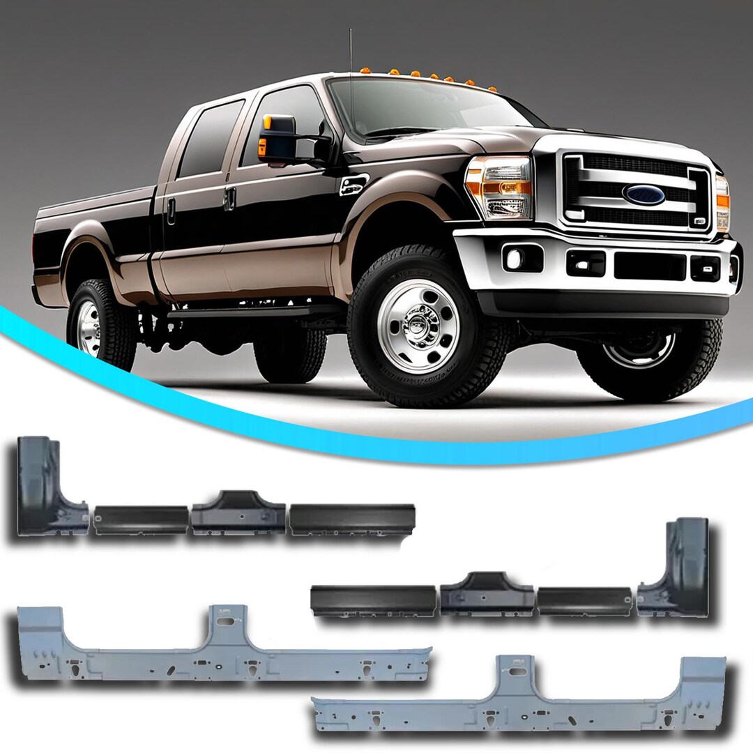 1999-2016 Ford Super Duty Rocker Panel 10 Piece Cab Repair Kit 4 Door ...