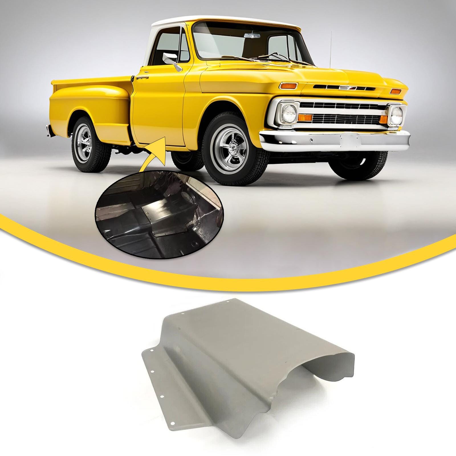 Absolute High Hump Transmission Tunnel Cover Fits Chevrolet Pickup 1960 ...
