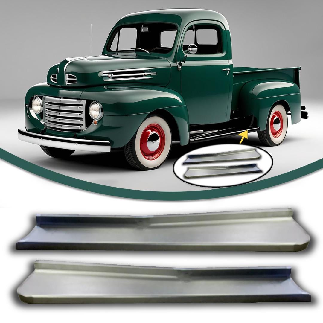 Custom Smooth Running Boards Fits 1947-1954 Chevy GMC Pickup Truck ...